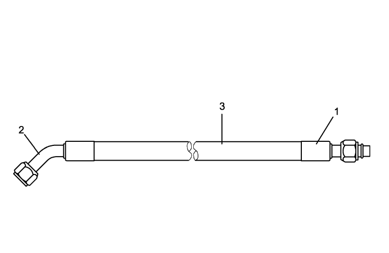 K342-838-1112-1775 HOSE ASSY-AIR CON R134A #6X1 – Wallwork Truck Parts